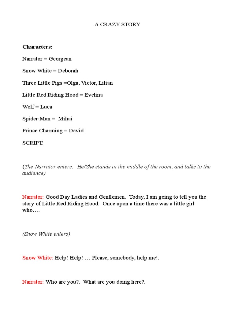 Role Play CL 4 | PDF