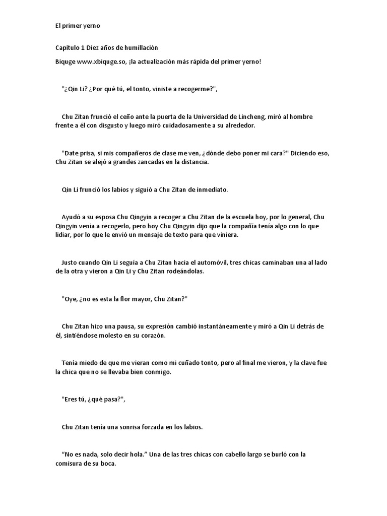 Primer Yerno 0001-0050 | PDF Primer Yerno 0001-0050 | PDF