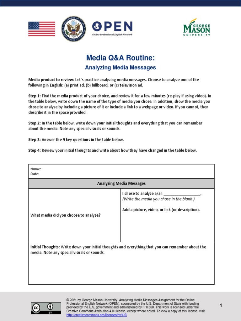 Media Q&A Routine PDF | PDF | Communication | Mass Media
