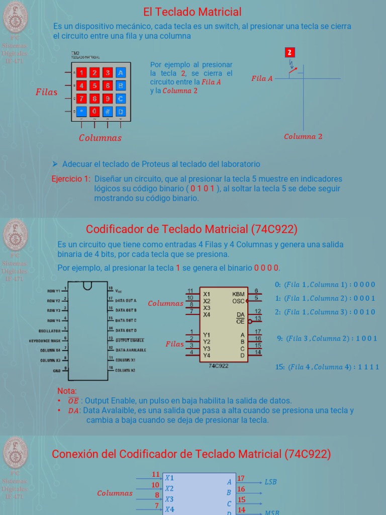 Teclado Matricial PDF | PDF