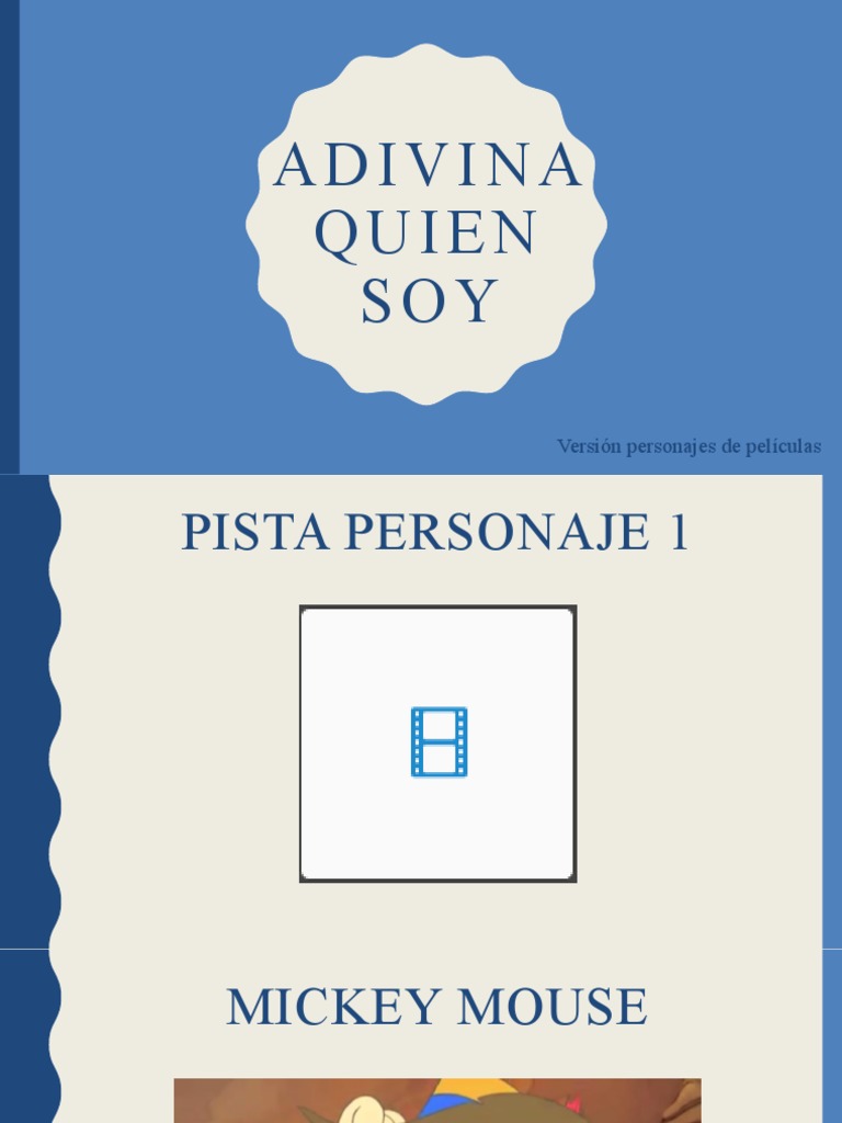 Adivina Quien Soy | PDF