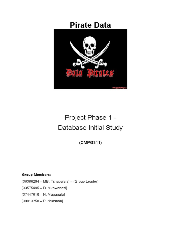 Data Pirates-Phase 1 | PDF