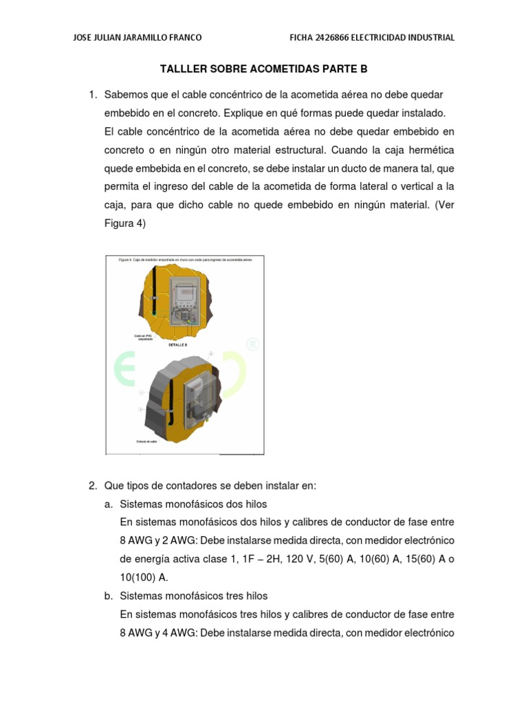 Taller 7 Acometidas | PDF