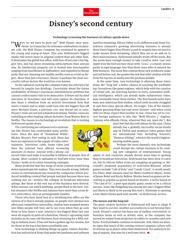 Technology Is Turning The Business of Culture Upside Down PDF | PDF ...