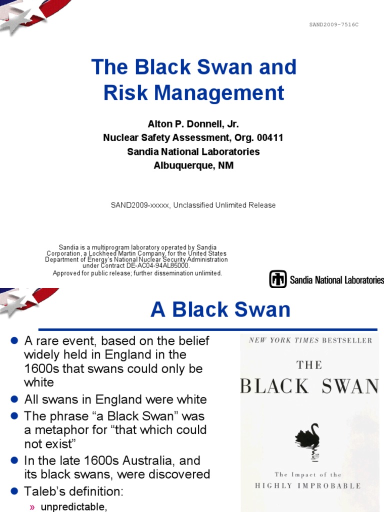 The Black Swan and Risk Management PDF | Download Free PDF | Risk ...