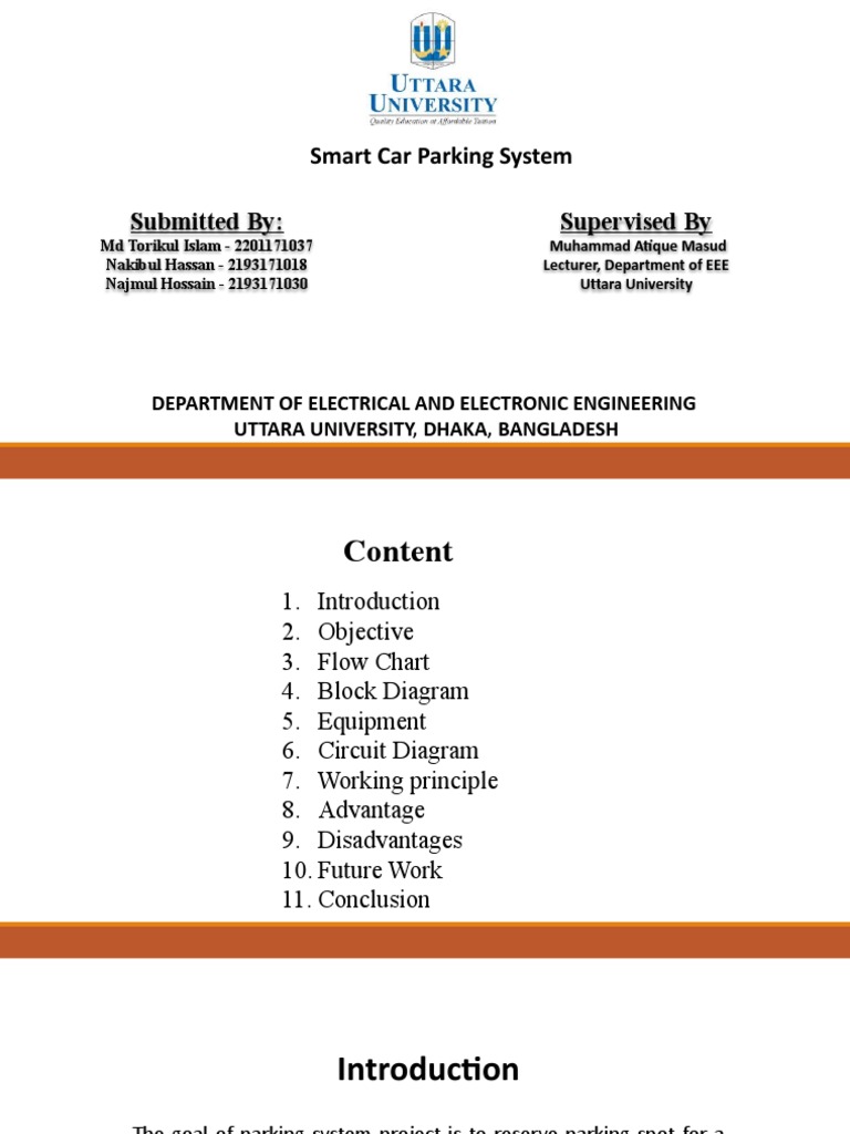 Car Parking Uu | PDF