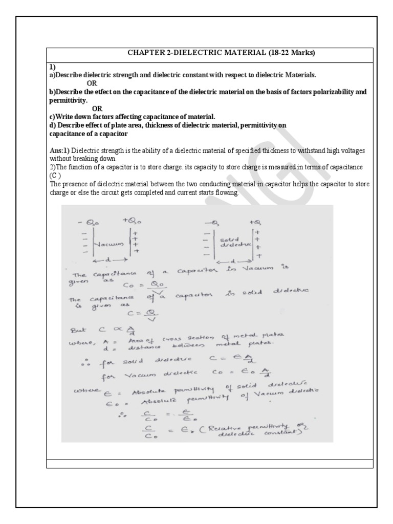 Understanding the Factors that Influence Capacitance and the Breakdown ...