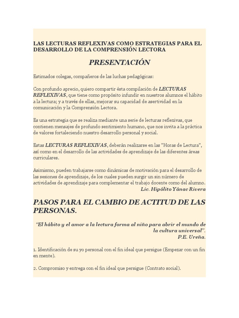 LECTURAS_REFLEXIVAS[1].docx | PDF | Víspera | Adán y Eva