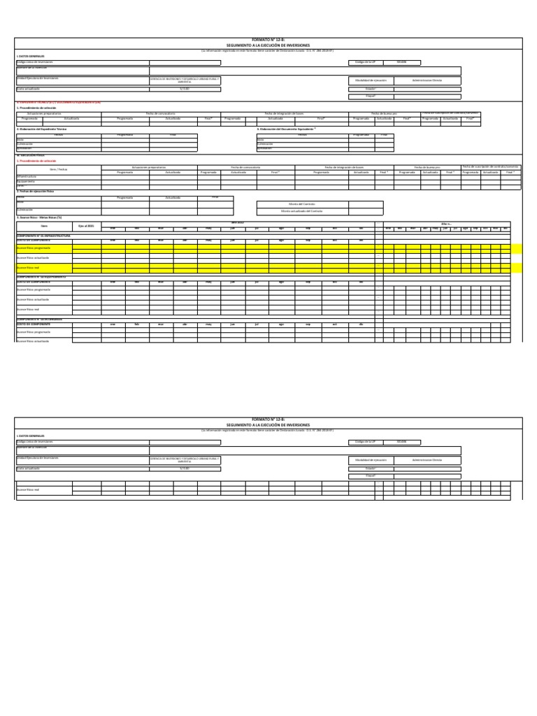 01 Formato 12B - Actualizado Junio 2022 | PDF