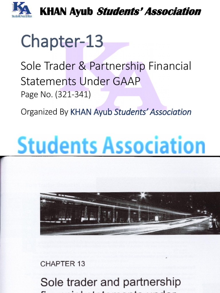 Accounting (Chapter-13) PDF | PDF