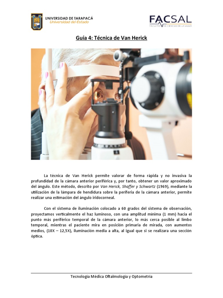 Clasificación de la Técnica de Van Herick | PDF | Óptica | Córnea