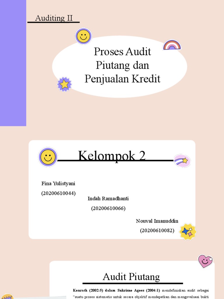 Proses Audit Piutang Dan Penjualan Kredit - Kel. 2 | PDF