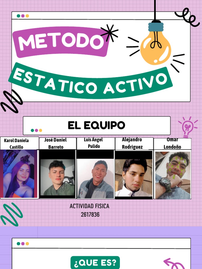 Metodo Estatico Activo PDF | PDF | Flexibilidad (anatomía) | Aptitud física