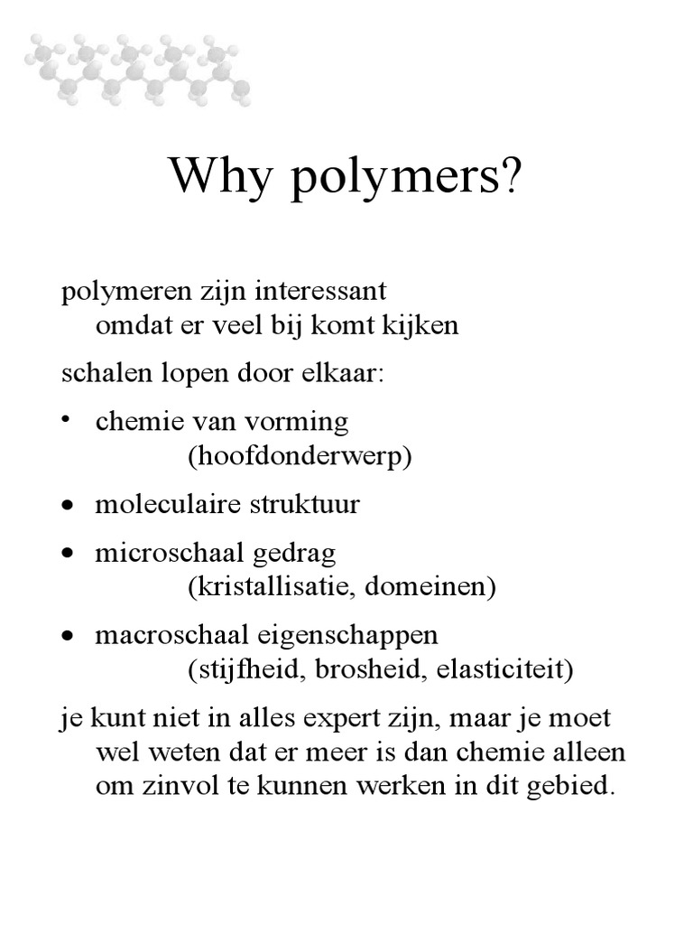 Understanding Polymers and Their Properties | PDF | Polymers | Polymerization