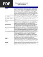 PTA Officer Roles and Responsibilities | PDF