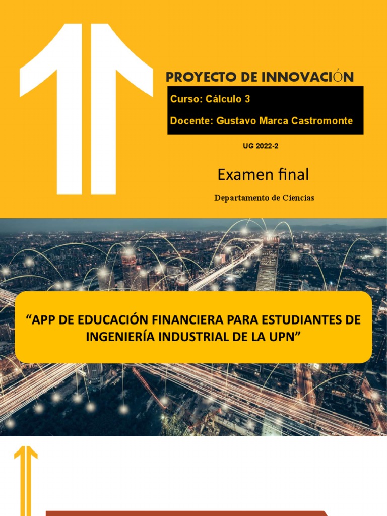 Examen Final - Proyecto Cálculo 3 | PDF