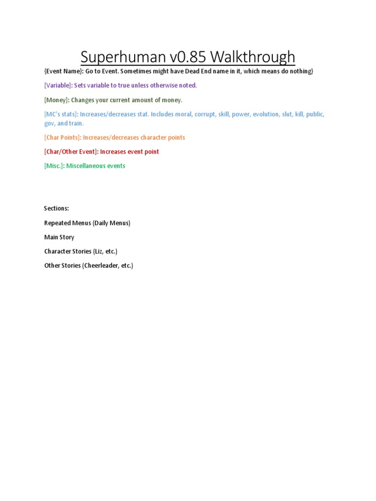 Superhuman Walkthrough PDF | PDF