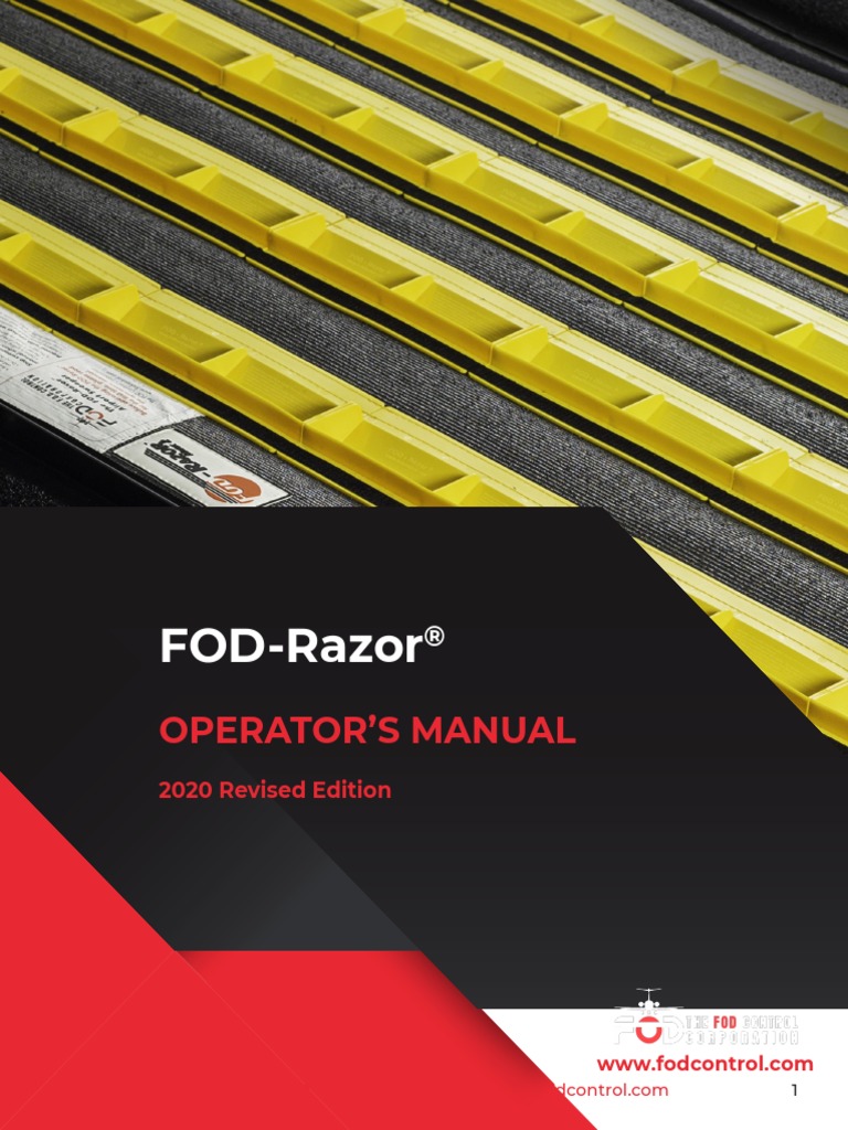 FOD-Razor™-Manual-2020.pdf | PDF