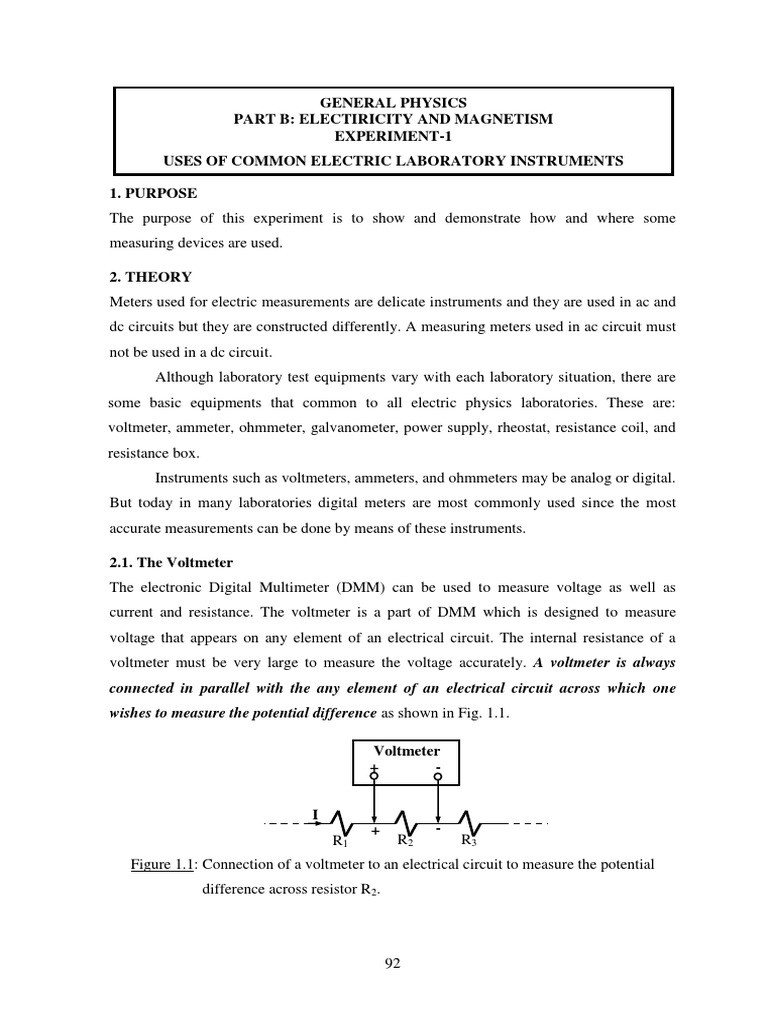 Experimental Physics 102 | PDF