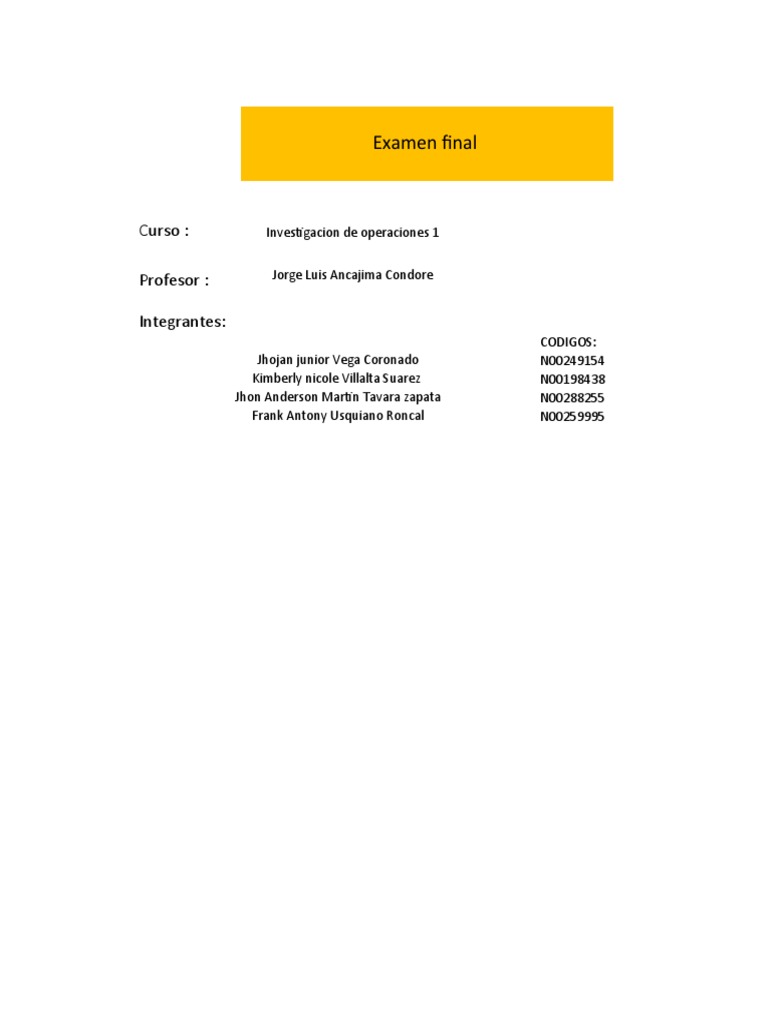 Final Invope 1 | PDF