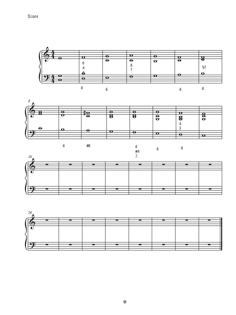 Regla de La Octava - Score | PDF