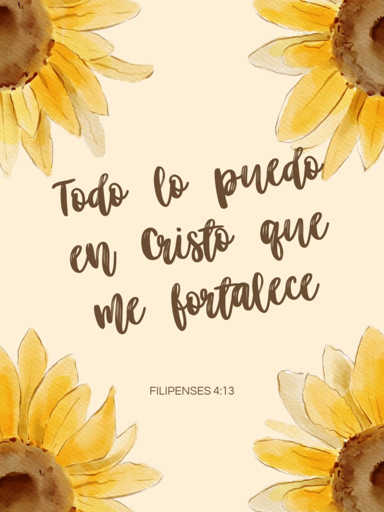 Portada para Agenda Floral Versiculo Bíblico.pdf | PDF