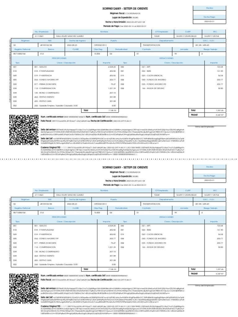 Sor980126Ik9 - Settepi de Oriente | PDF
