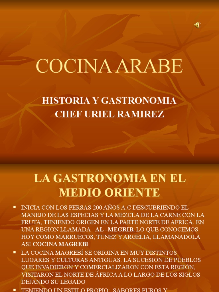 Cocina Arabe Presentacion | PDF