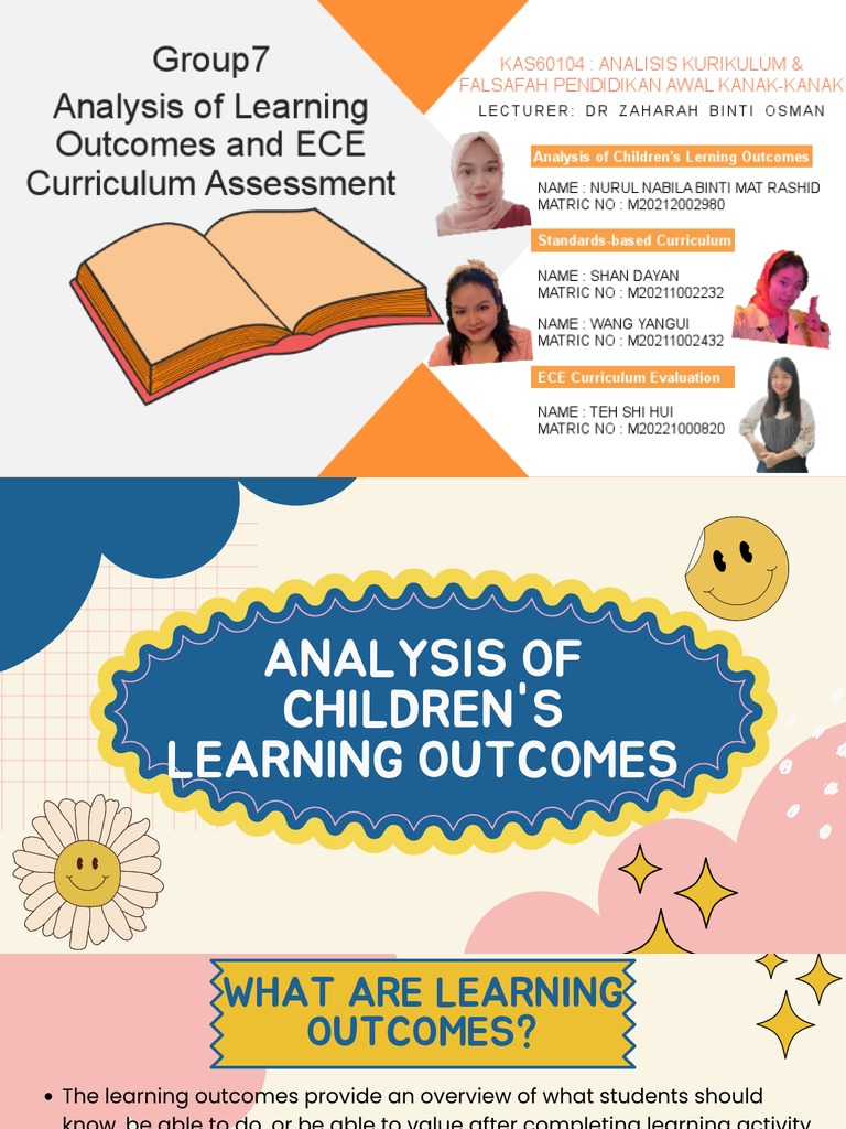 ECE Curriculum Analysis of Learning Outcomes | PDF | Science | Educational Assessment