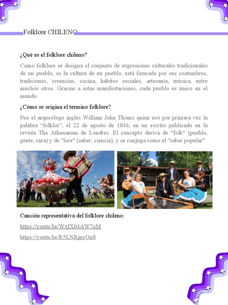 Folklore CHILENO 3 | PDF