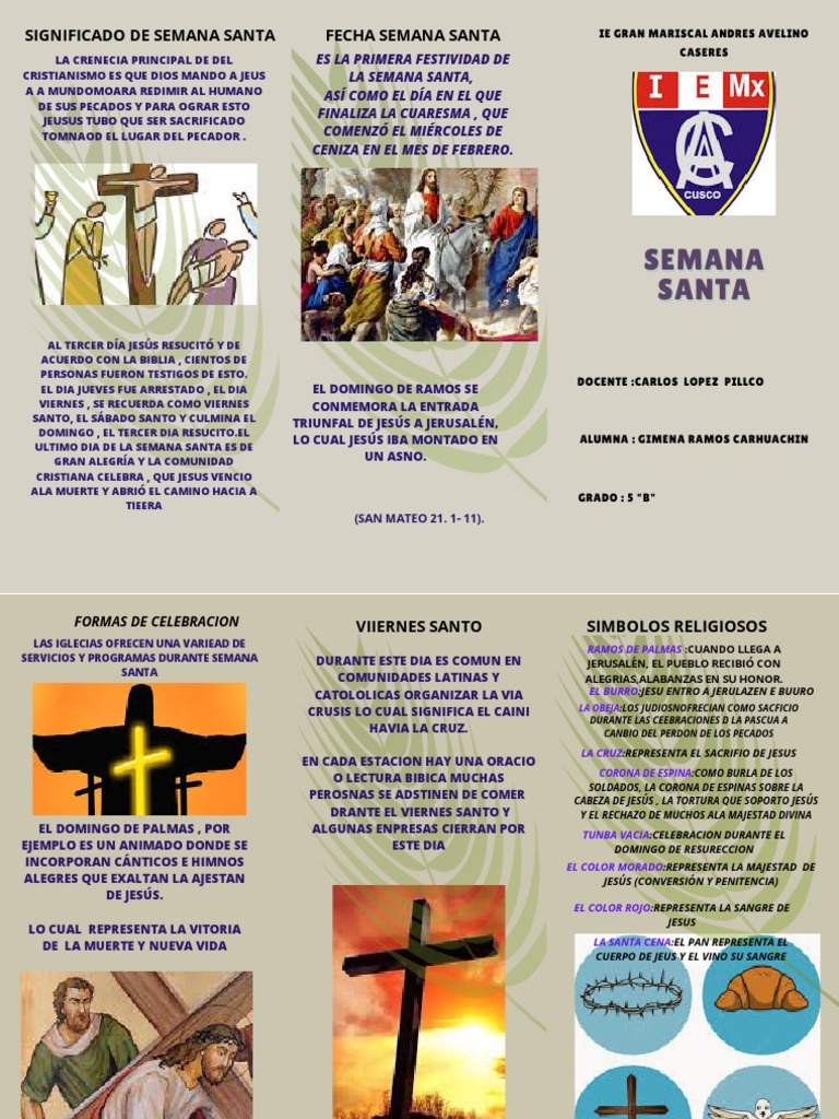 Semana Santa Gimena PDF | PDF