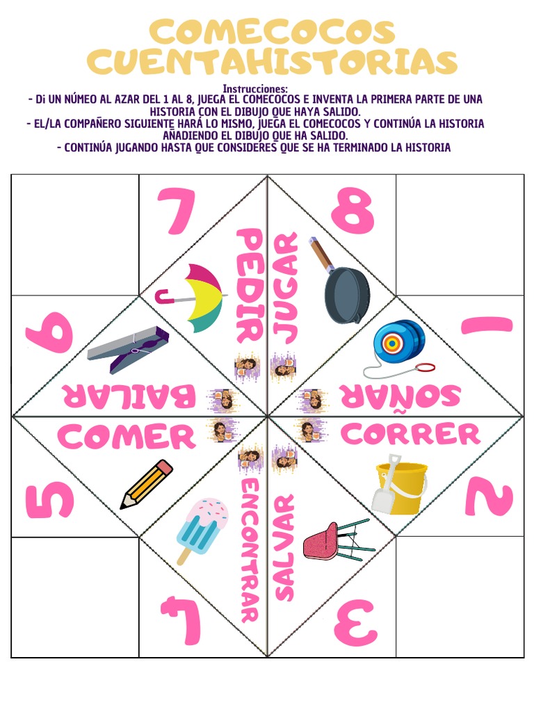 Juego de Historias con Comecocos | PDF
