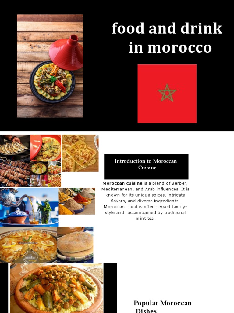 Explore Moroccan Cuisine: Dishes & Spices | PDF