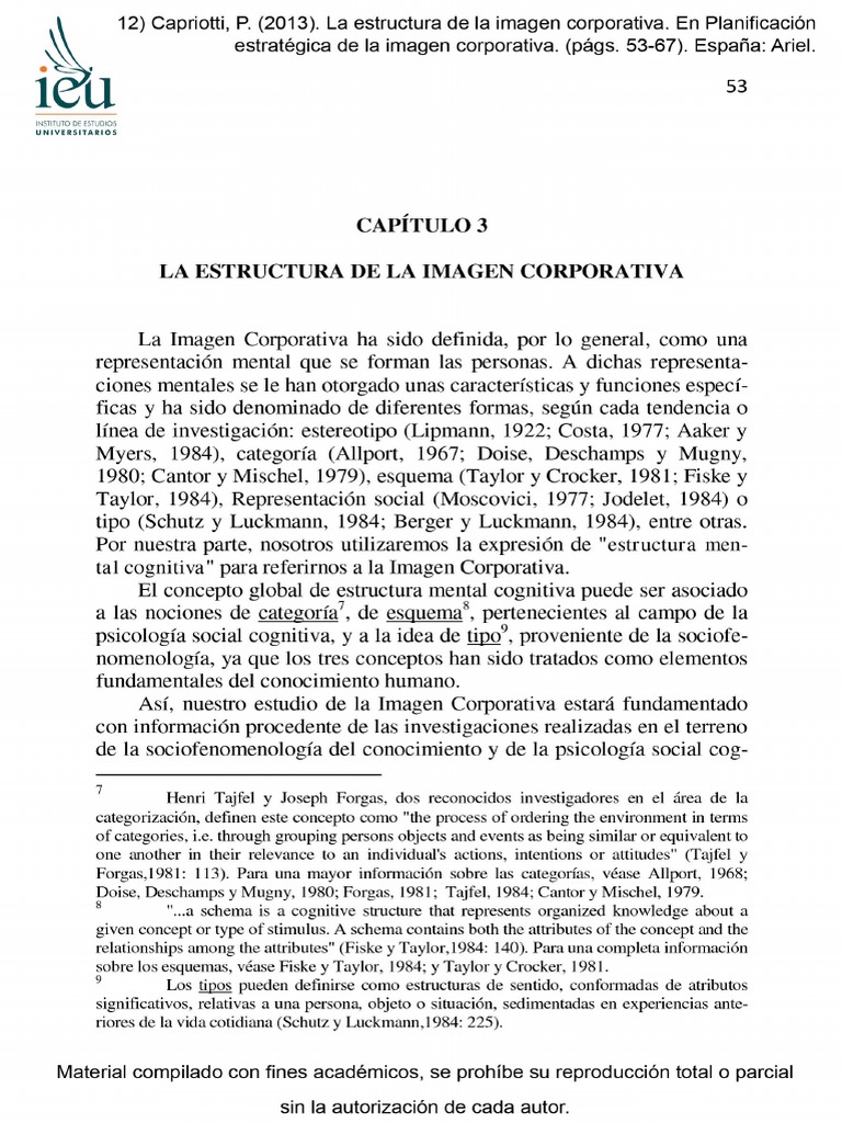 12) Capriotti, P. (2013) PDF | PDF | Mente | Conocimiento