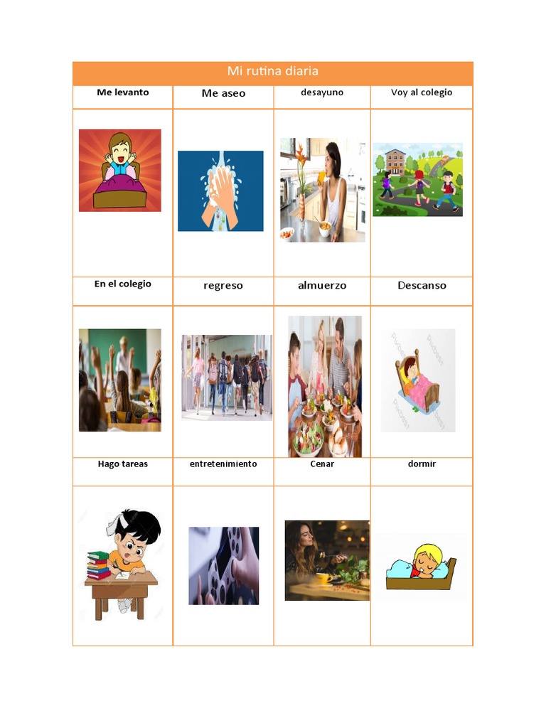 Mi Rutina Diaria | PDF