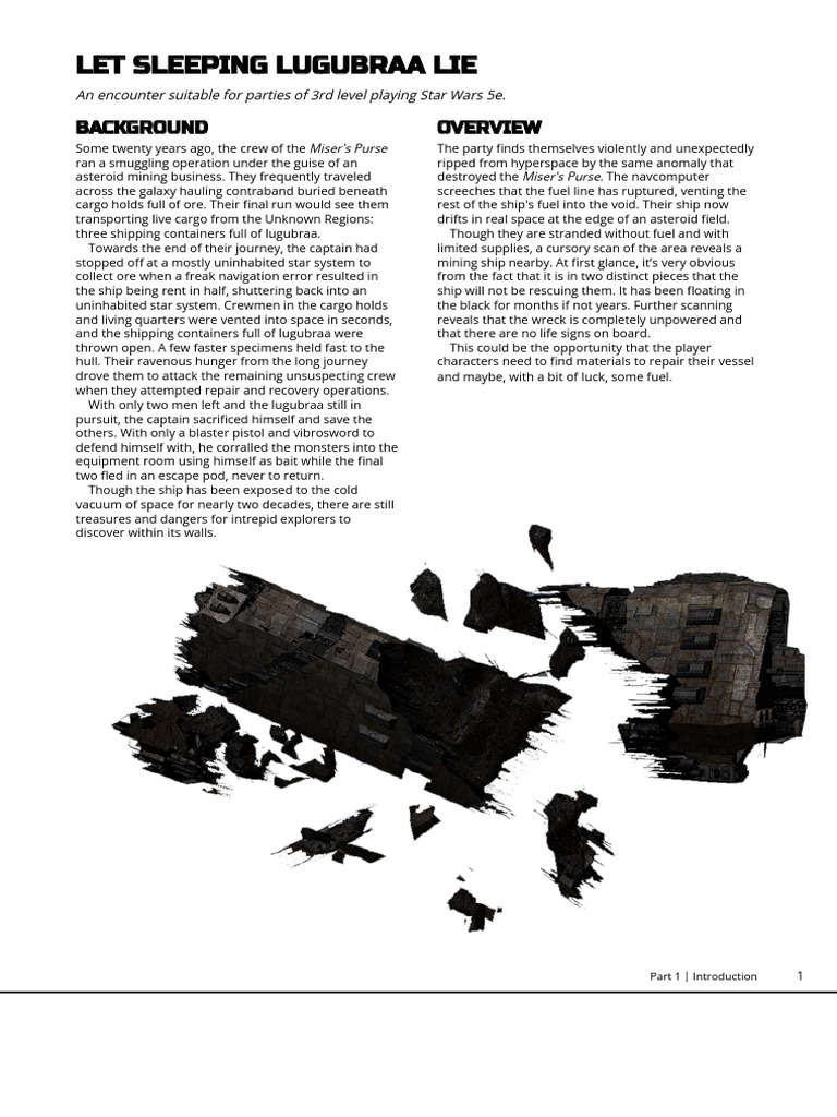 Let Sleeping Lugubraa Lie v2 - GM Binder PDF | PDF | Ships