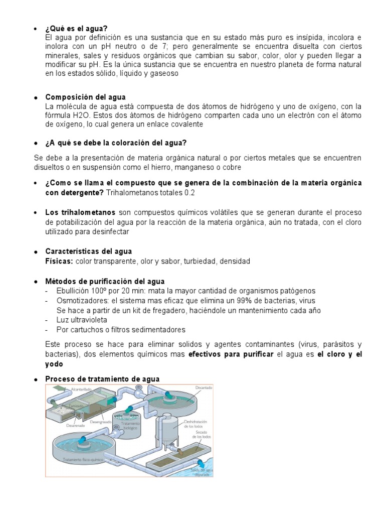 Qué Es El Agua | PDF