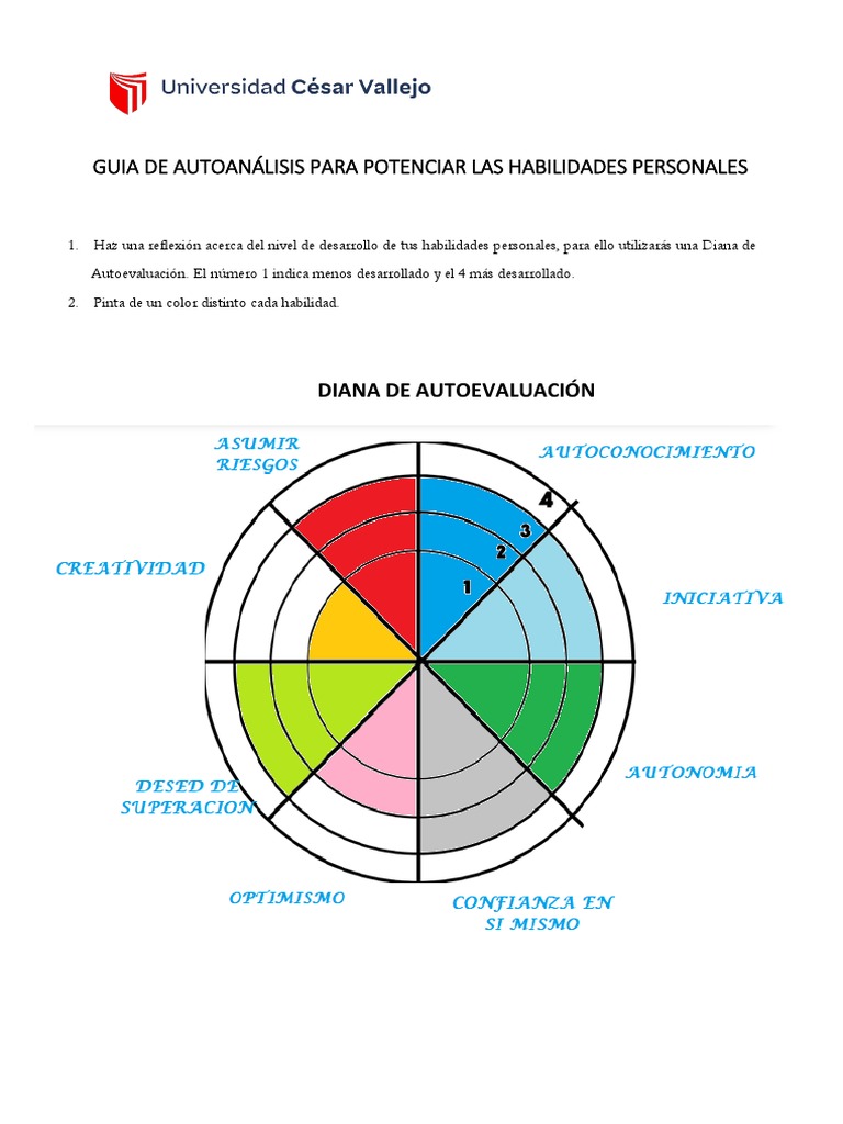 Guía de Autoevaluación de Habilidades Personales | PDF