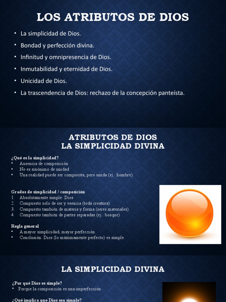 Atributos y Naturaleza de Dios | PDF