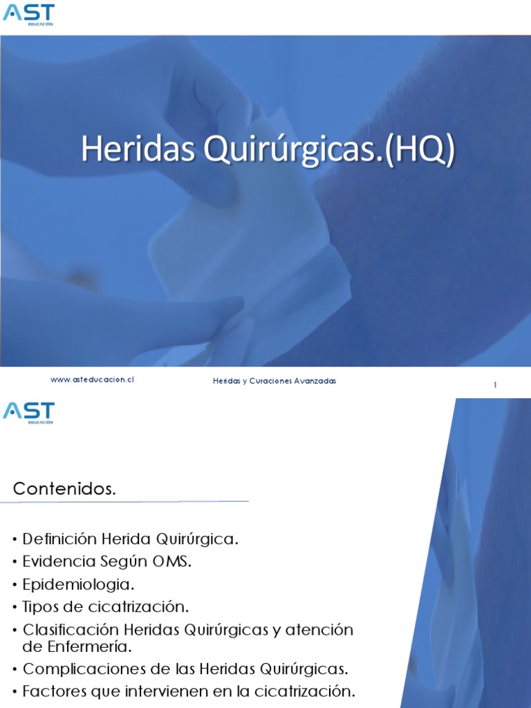 Guía de Heridas Quirúrgicas para Enfermería | PDF | Herida | Cirugía