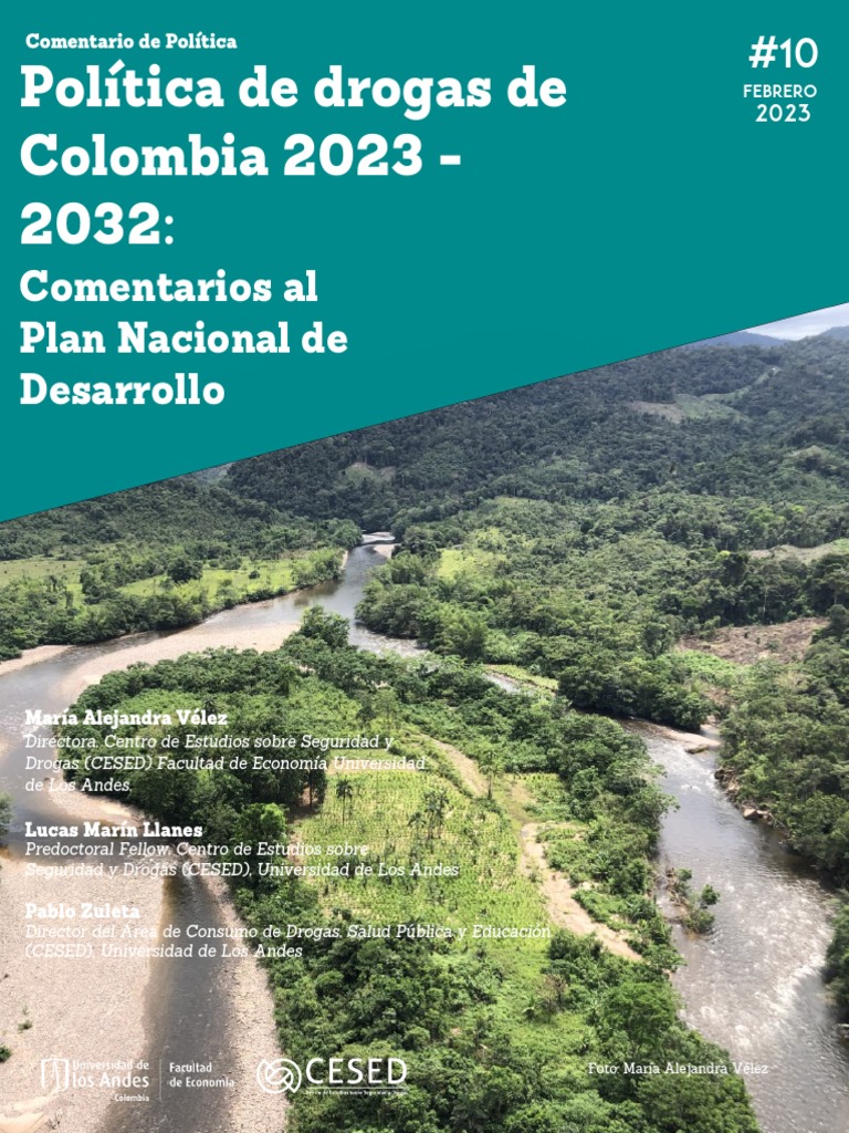Política de Drogas de Colombia 2023 2033 Propuestas Del Gobierno ...