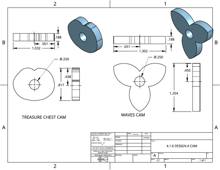 4.1.6 Design A Cam PDF | PDF