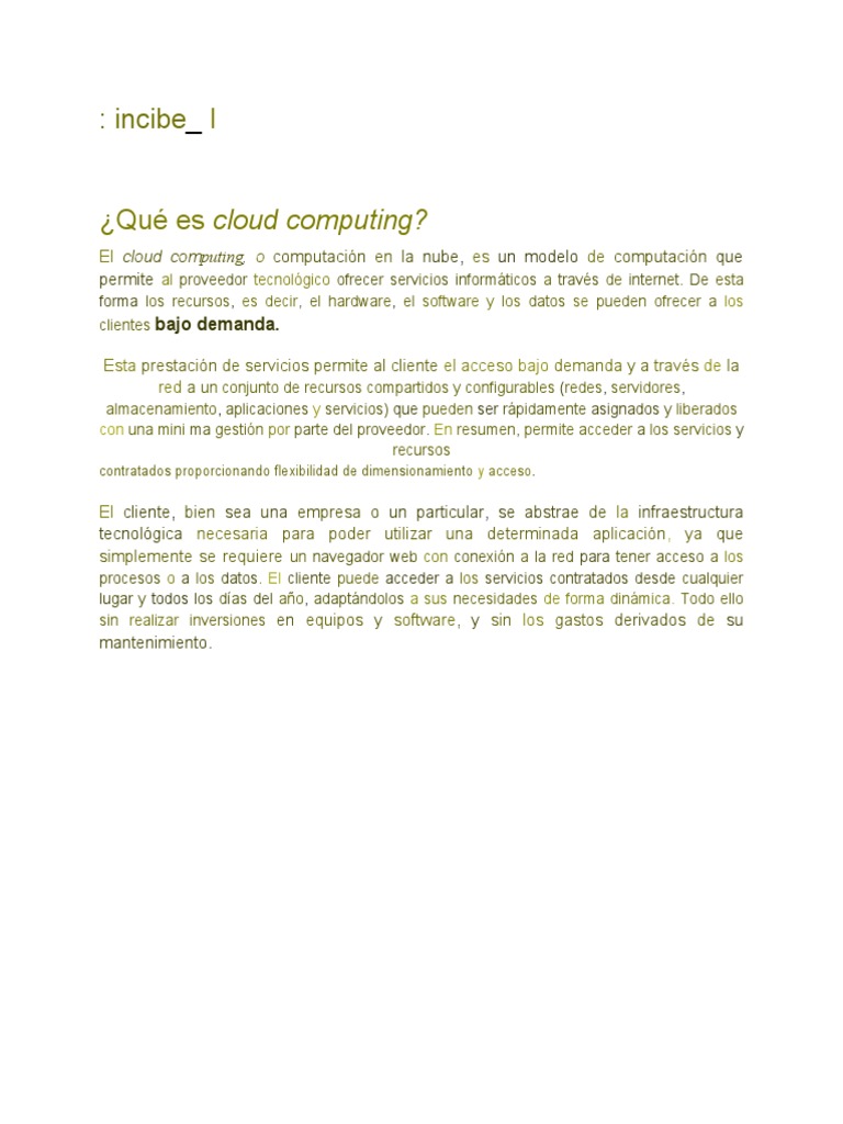 Lectura. Guia-Cloud-Computing | PDF