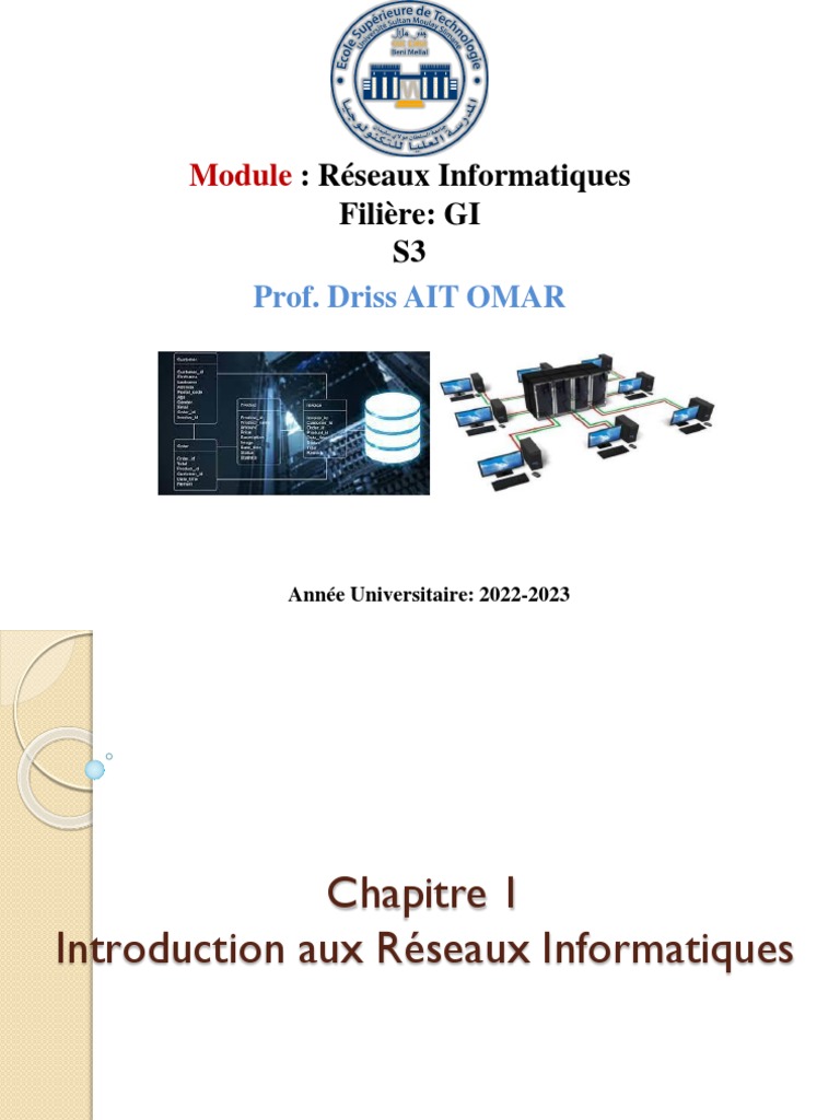 Chapitre 1 PDF | Descargar gratis PDF | Câble coaxial | Topologie de réseau