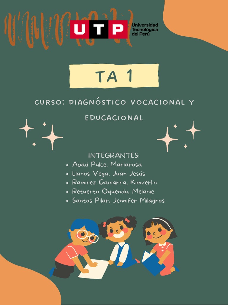 Ta1 Diag Vocacional y Educacional | PDF | Enseñando | Aprendizaje