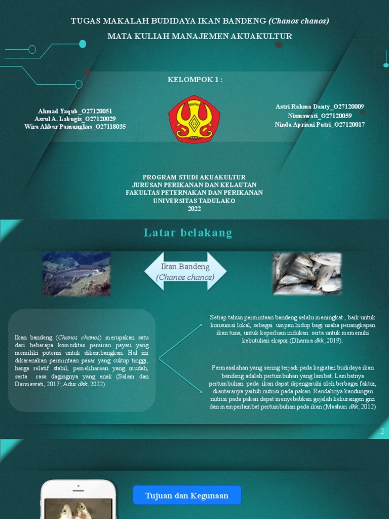 Budidaya Ikan Bandeng: Manajemen dan Prospek | PDF