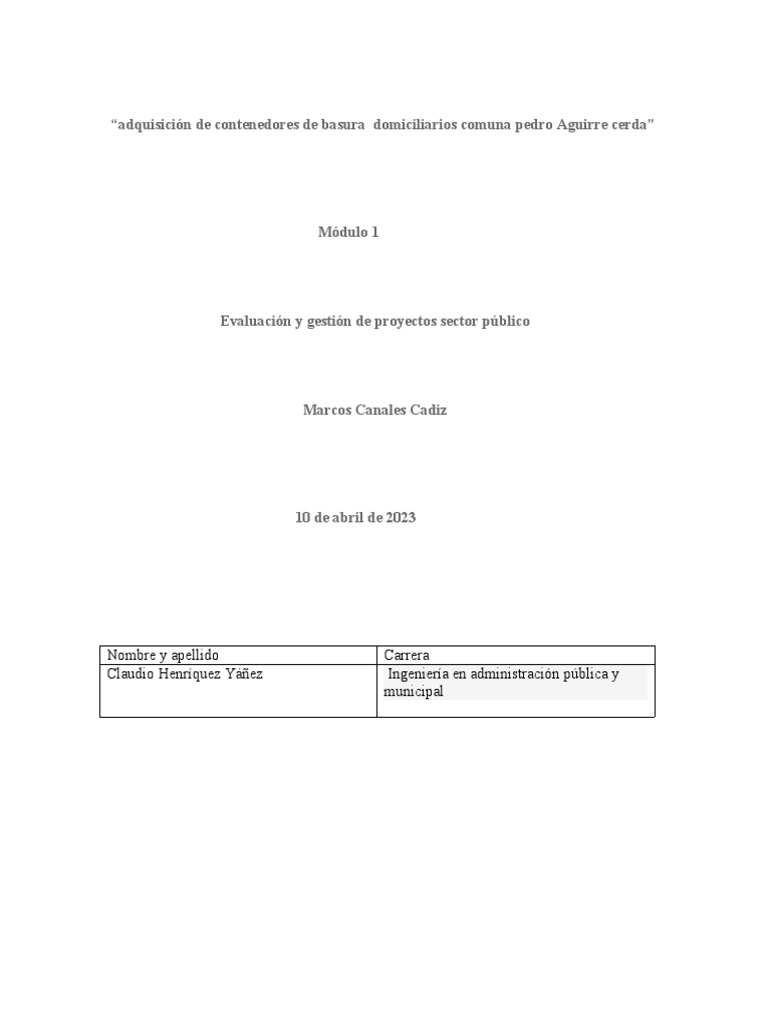 Claudio - Henriquez - TI - M1 - Evaluación y Gestión de Proyectos ...