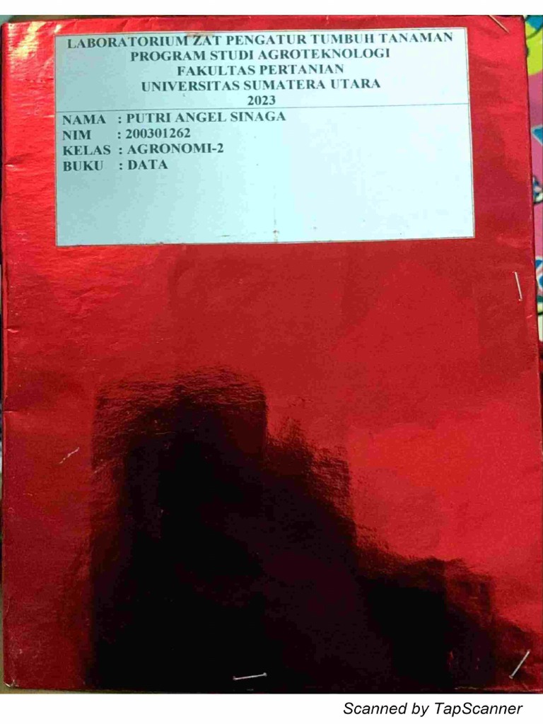 20-262 - Putri Angel Sinaga - AGR 2 - BUKU DATA PRAK ZPT PDF | PDF 20-262 - Putri Angel Sinaga - AGR 2 - BUKU DATA PRAK ZPT PDF | PDF