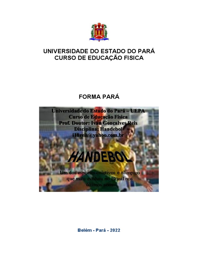 HANDEBOL FORMAPARÁ-IVAN.docx | PDF