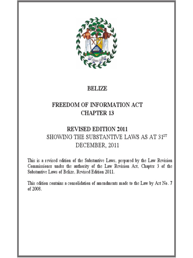 Cap 13 Freedom of Information Act.pdf | PDF | Freedom Of Information ...